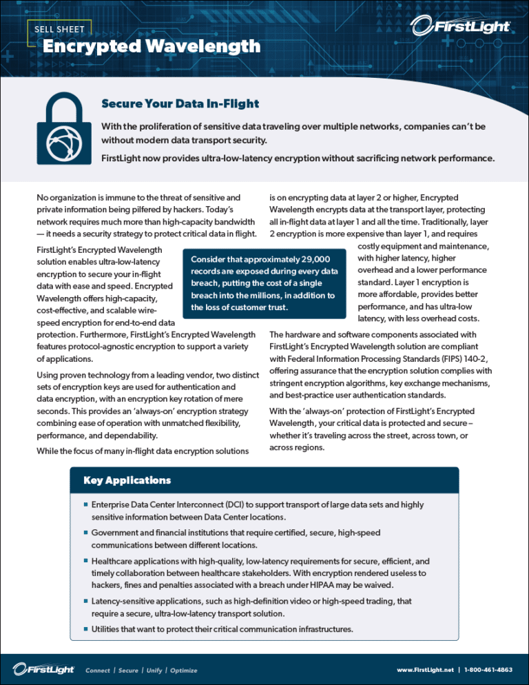 Wavelength - FirstLight